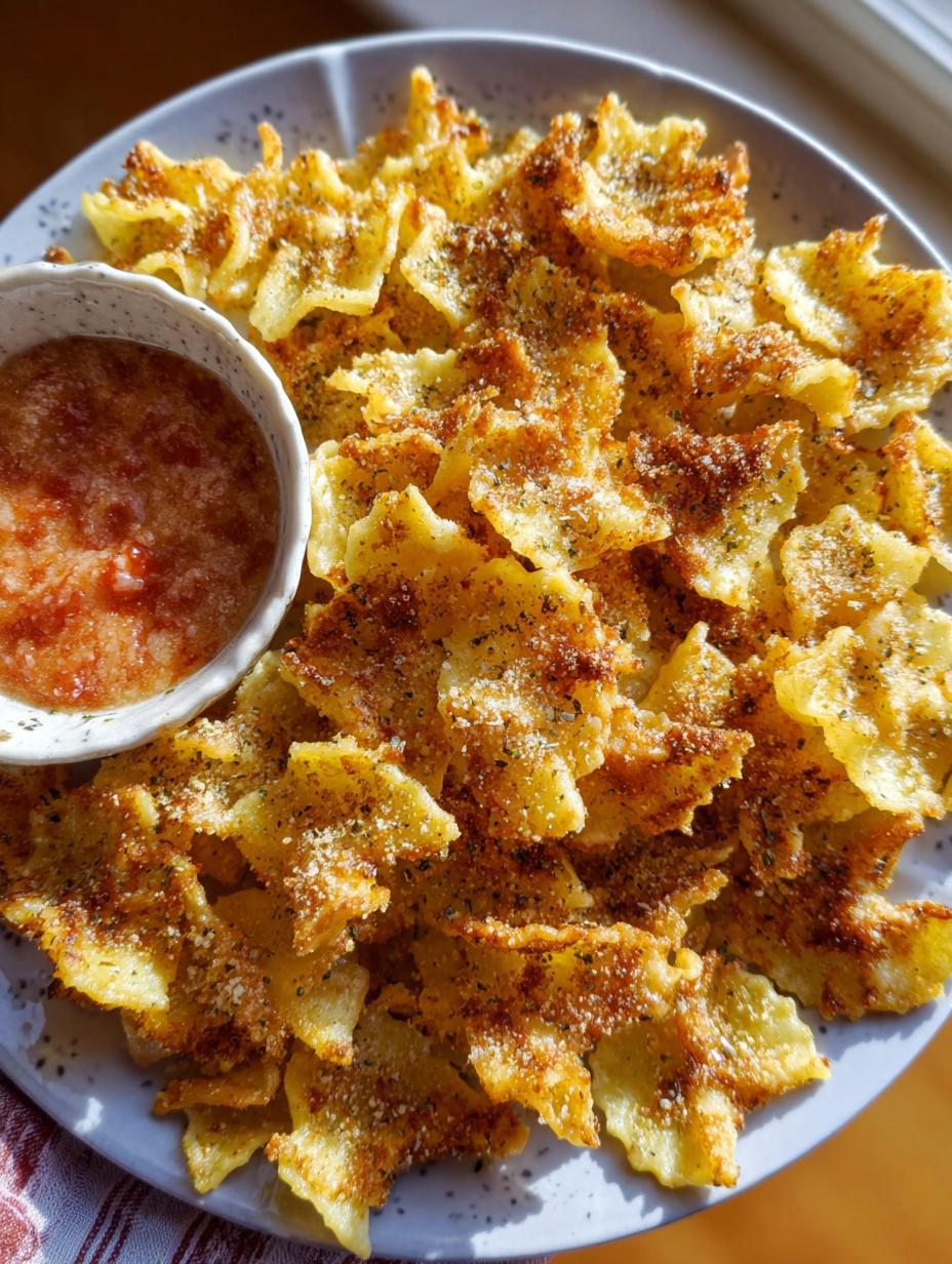 Pasta Chips: 20-Minute Crunchy Snack Everyone Will Love - Slam Recipes