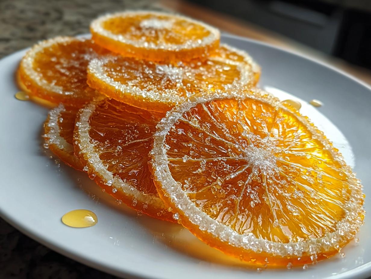 Candied Orange Slices Recipe: 4 Simple Steps - Slam Recipes