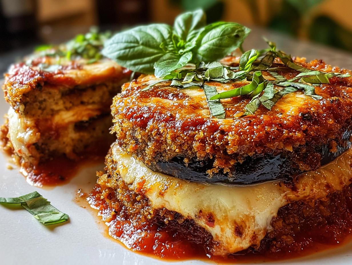 Crispy Baked Eggplant Parmesan: Amazing Oven Bake - Slam Recipes