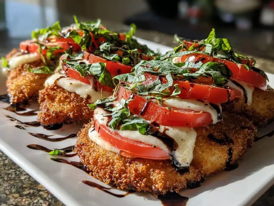 Crispy Chicken Caprese Twist: 40 Mins Total - Slam Recipes