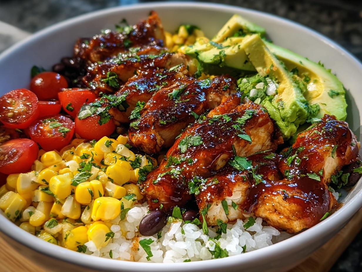 Honey Chipotle Chicken Bowls: Flavorful 30 Min Meal - Slam Recipes