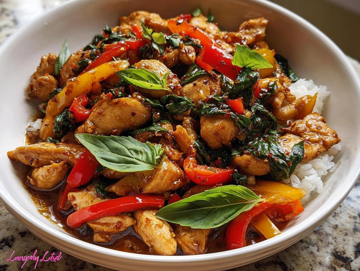 Thai Basil Chicken: Quick, Spicy, Amazing 30-Min Meal - Slam Recipes