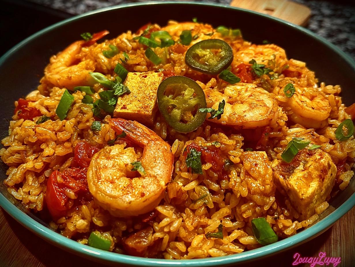 Bold Spicy Chicken Shrimp Jambalaya: 1 Amazing Dish - Slam Recipes