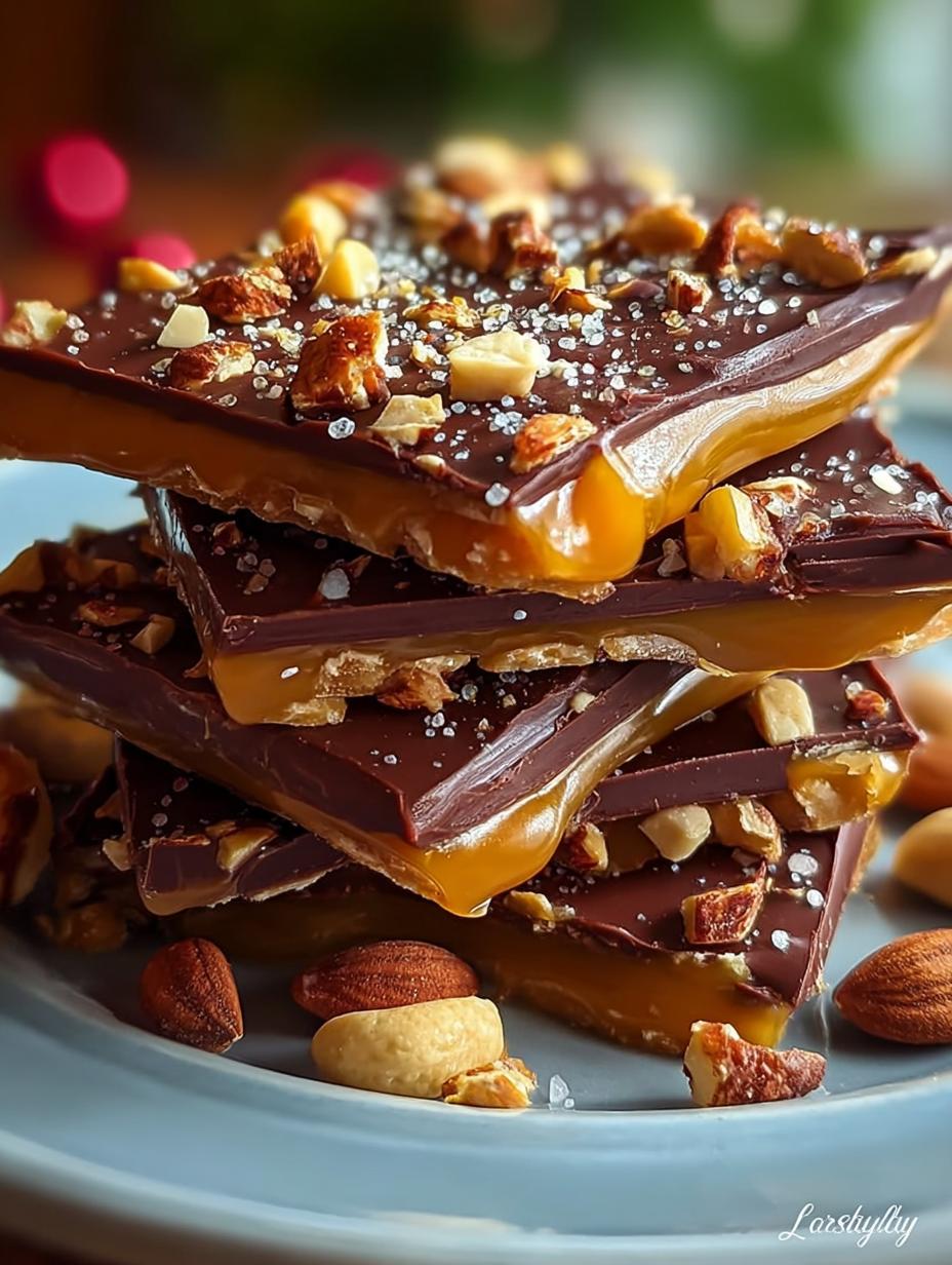 Irresistible Christmas Toffee Bark for Holiday Joy - Slam Recipes