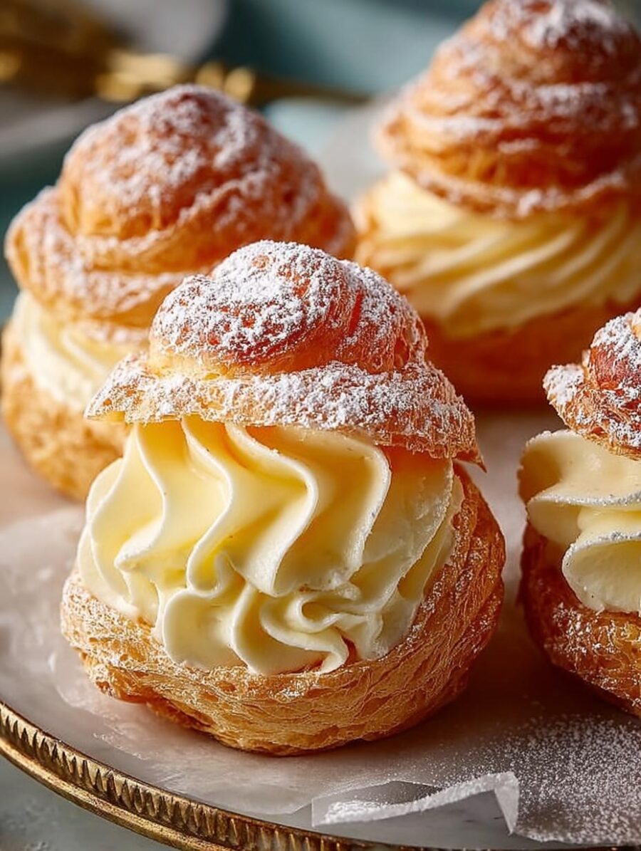 Delicious Eggnog Cream Puffs for Holiday Cheer - Slam Recipes