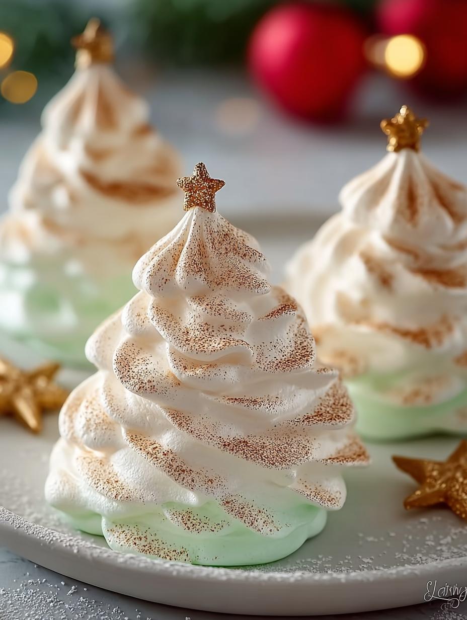 Festive Meringue Christmas Trees: 12 Magical Treats - Slam Recipes