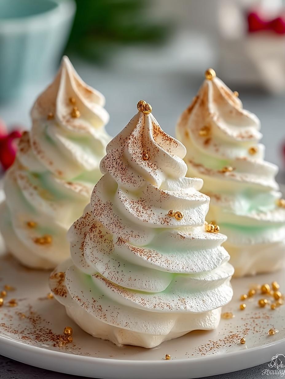Festive Meringue Christmas Trees: 12 Magical Treats - Slam Recipes