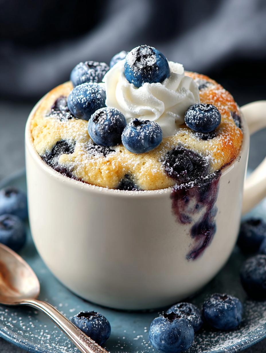 Keto Blueberry Muffin Mug: A Delicious 1-Minute Treat - Slam Recipes