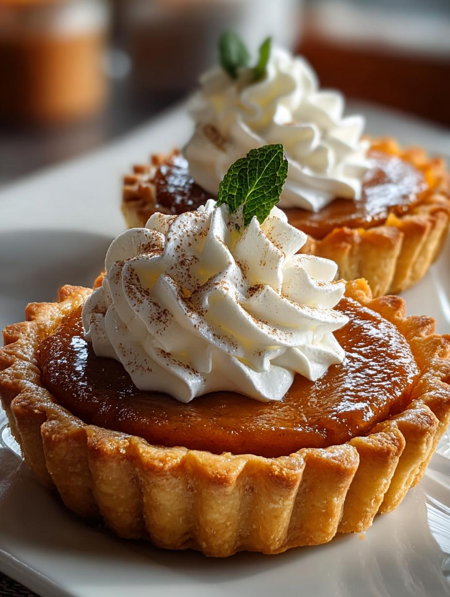 Mini Pumpkin Pies: 12 Irresistible Bites for Fall Gatherings - Slam Recipes