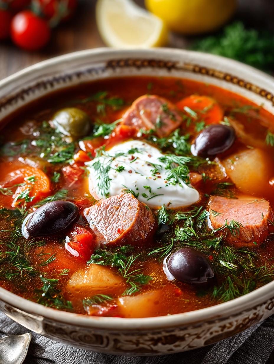 Russian Solyanka Soup Comfort: 5 Hearty Variations to Try - Slam Recipes